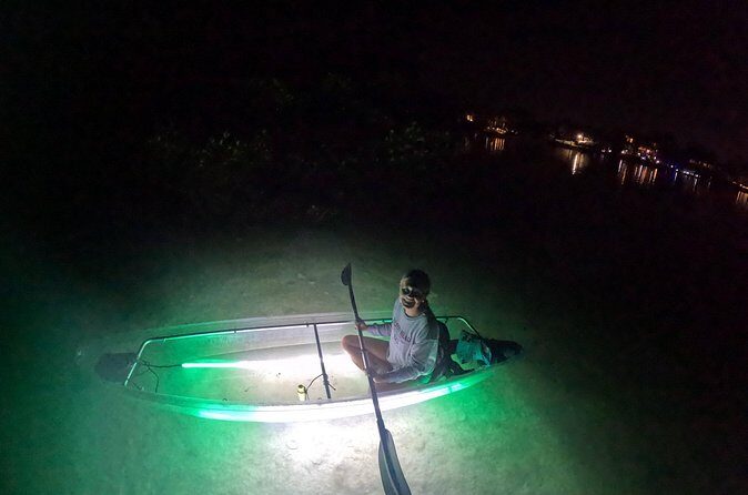 1.5-Hour LED Illuminated Clear Kayak Night Adventure Tour - Frequently Asked Questions