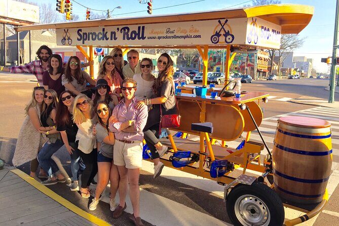 1.5-Hour Public Party Bike Ride in Downtown Memphis - Balancing Value and Experience