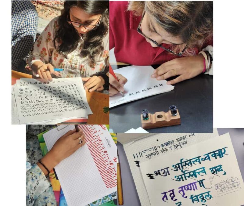 1.5 hrs ancient language Calligraphy Workshop in Mumbai - Key Points