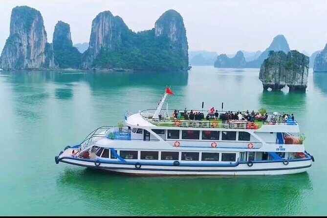 1-Day Halong Luxury Cruise,Buffet Meal,Sunset Party,Cave & Island - The Journey Begins: Ease of Access and Departure