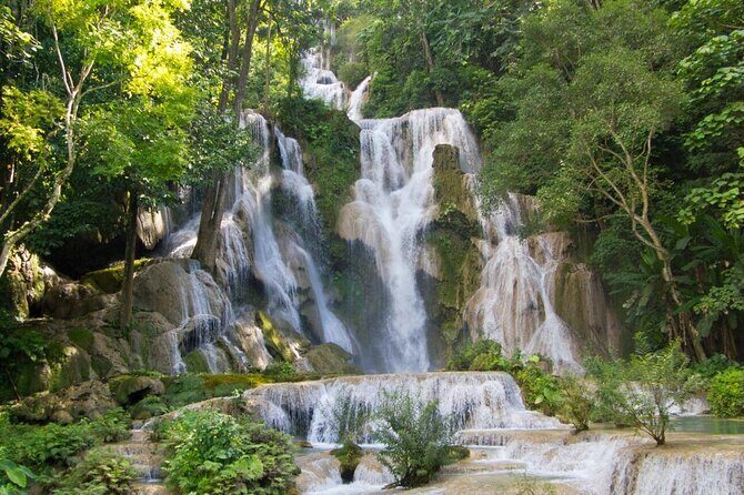 1 Day Mekong Pak Ou Caves Kuang Si Waterfalls Local Villages Tour - Key Points