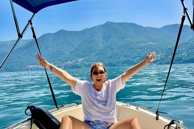 1 Hour Boat Rental Without License 40cv Engine on Lake Como - Key Points