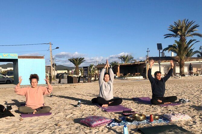 1 Hour Ibiza Beach Yoga Class - A Relaxing Introduction to Ibiza Beach Yoga