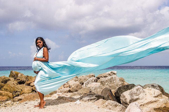 1 Hour Private Flying Dress Photoshoot in Curacao - The Photos and Delivery