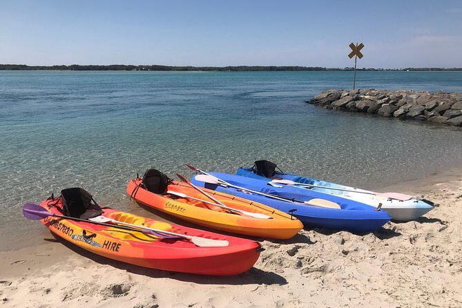 1-Hour Single or Double Kayak Hire @ Golden Beach - Exploring the Waterways