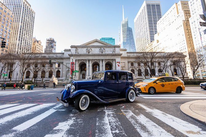 1 HR - NYC Private Classic Car Experience - Midtown - Key Stops and Sightseeing Highlights