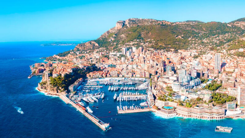 10-minute panoramic flight from Monaco - Key Points