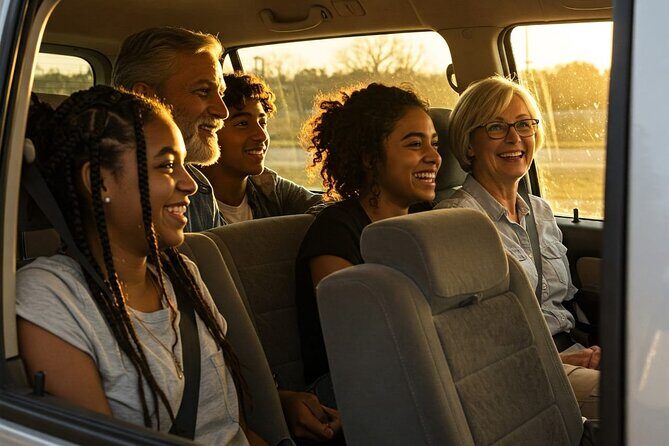 10 Passenger Van from Times Square to EWR Newark Airport - Key Points