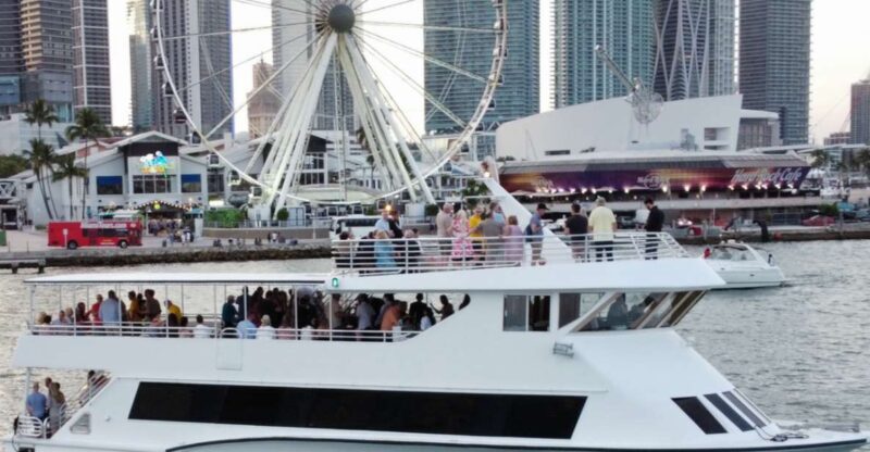 100ft 200 passenger 3 story mega yacht w open bar at Bayside - Who Will Enjoy This?