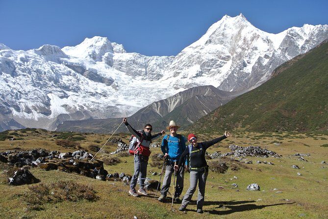 12 days trek itinerary to Manaslu Circuit via Arughat, Sama Gaou and Larkey Pass - Key Points