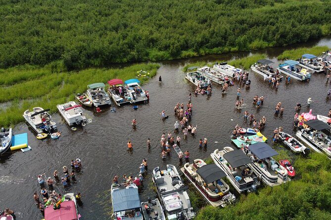 12 Hour Double Decker Pontoon With Slide On Yellow Lake - The Bottom Line