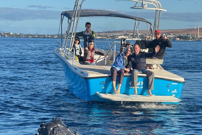 12 Passenger Kaanapali Beach Whale Watch tour. Onboard Whale Mic - The Authentic Experience