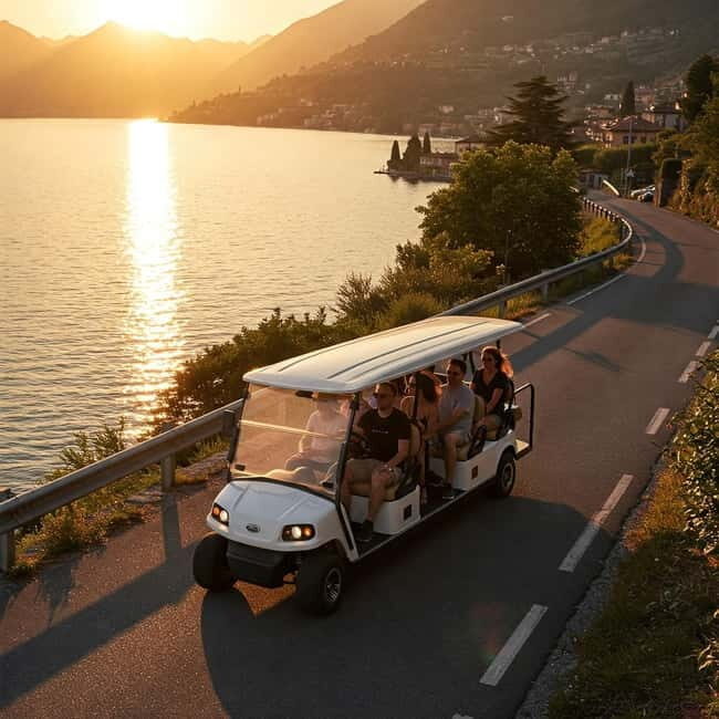 1H Golf Car Tour to Como at Sunset - What to Expect from This Sunset Tour