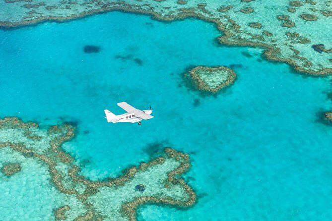 1hour Scenic Flight Heart Reef, Whitehaven Beach, Hill Inlet, GBR - A Closer Look at the 1-Hour Scenic Flight Experience