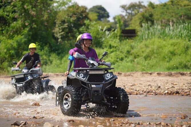2-3 hrs. ATV Mae Wang Adventure, Feeding, Rafting &Waterfall Tour - Key Points