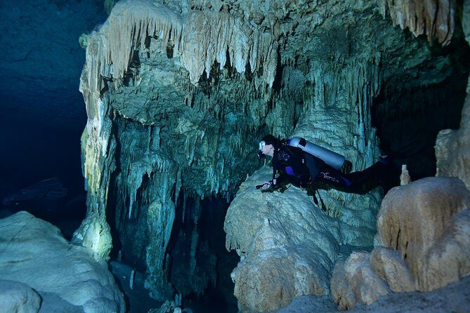 2 dives in Cenote Dos ojos Certified Divers - The Value of a Small Group