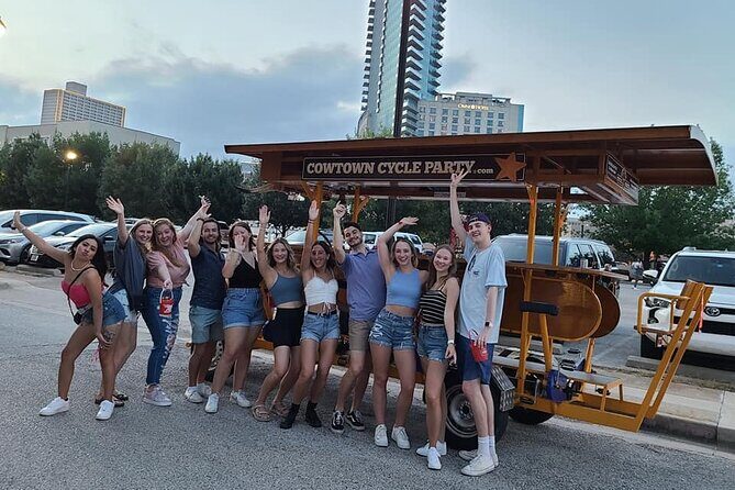 2-Hour BYOB Cowtown Cycle Party for 6-15 Happy Adults in FW - FAQs