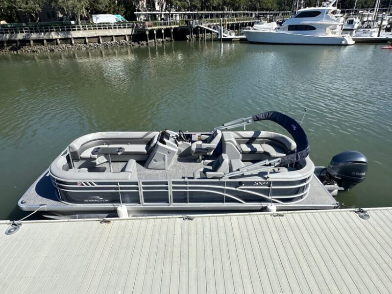 2 Hour Private 24 ft. Luxury Pontoon Hilton Head Boat Rental - The Experience: What Its Like