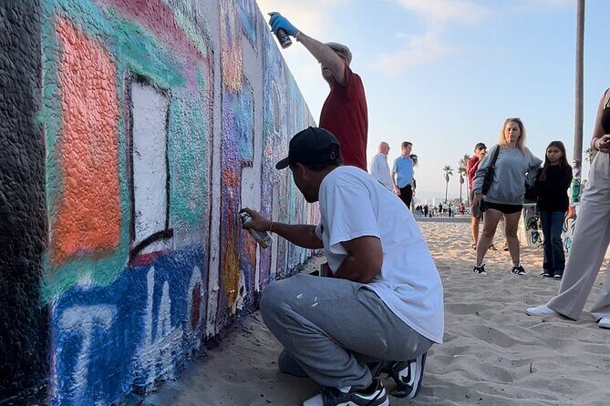 2 Hour Spray Paint in Famous Venice Art Walls - The Materials and Guidance