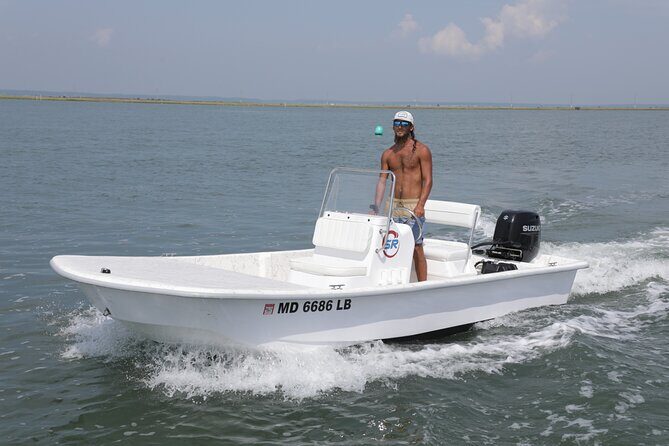 2-Hour Sunset Skiff Boat Rental in Dewey Beach, DE - Key Points