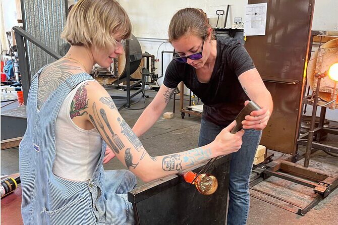 2 Hours Shared Floppy Bowl or Vase Glass Blowing Class - The Location and Setting
