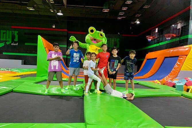 2 Hours Trampoline, Playground, Rope Park and Game Card 1200 baht - Exploring Froggy’s Fun Park: A Two-Hour Adventure in Phuket
