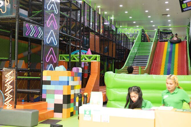 2 Hours Trampoline, Playground, Rope Park and Game Card 1200 baht - Key Points