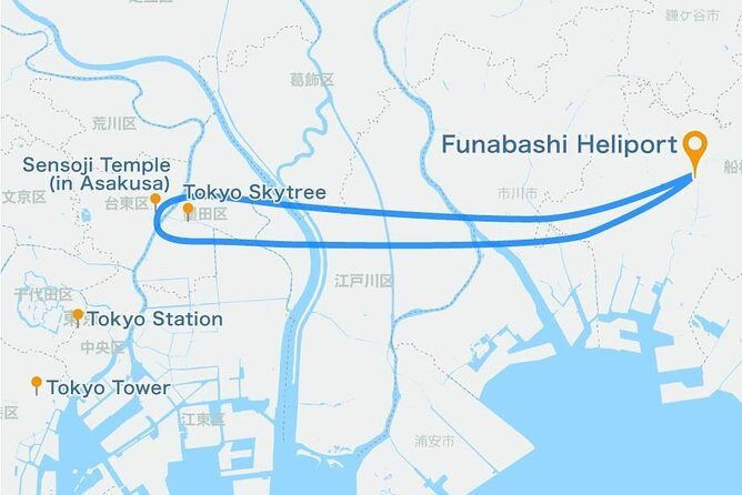 22 minsTokyo City Lights Helicopter Tour : Skytree+Asakusa - An Introduction to the Tokyo Helicopter Experience