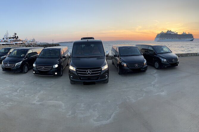 24-hour Point-Point Mykonos Airport and Port Transfers Service - What Does This Transfer Service Offer?