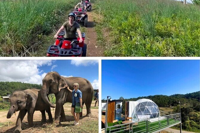 2D1N: ATV Ride, Elephant Sanctuary, Overnight in Stylish Dome - Key Points