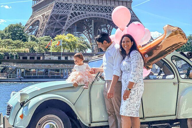 2H Discovery Tour of Paris in 2CV CITROEN - Detailed Tour Breakdown
