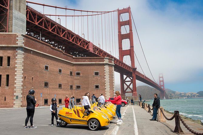 2HR Golden Gate Bridge and Lombard Loop GoCar Tour - Key Points