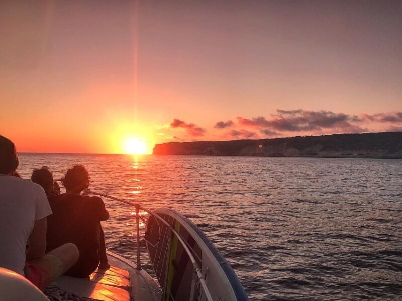 3-hour boat trip at sunset with the sighting Delfini - The Sunset: A Visual Masterpiece