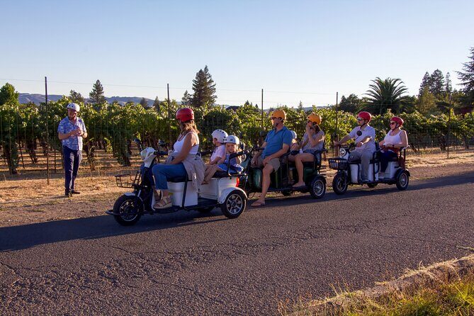 3 Hour Electric Trike Sunset Tour at Sonoma - A Day in Sonoma’s Scenic Sunset on Electric Trikes