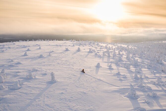 3-hour snowmobile adventure in Levi - Key Points: