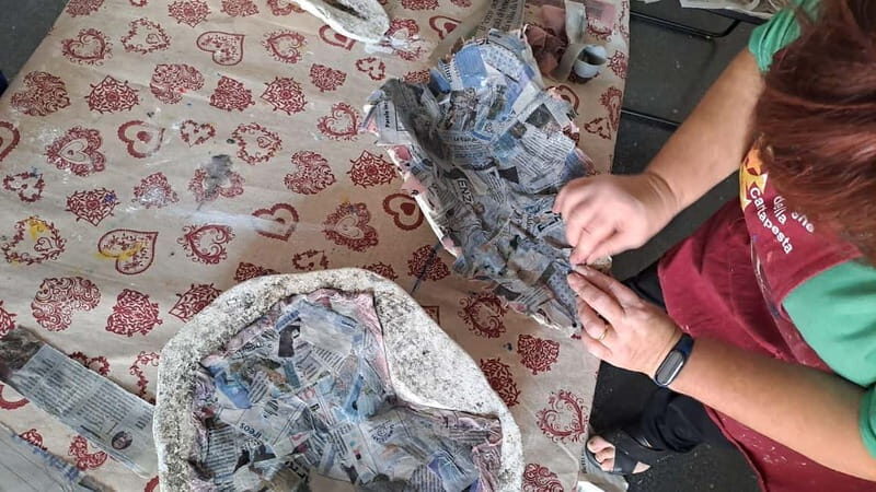 3 Hours of Art Creation: Papier-mâché in a Studio in Pietrasanta - A Cultural Dive with a Social Touch