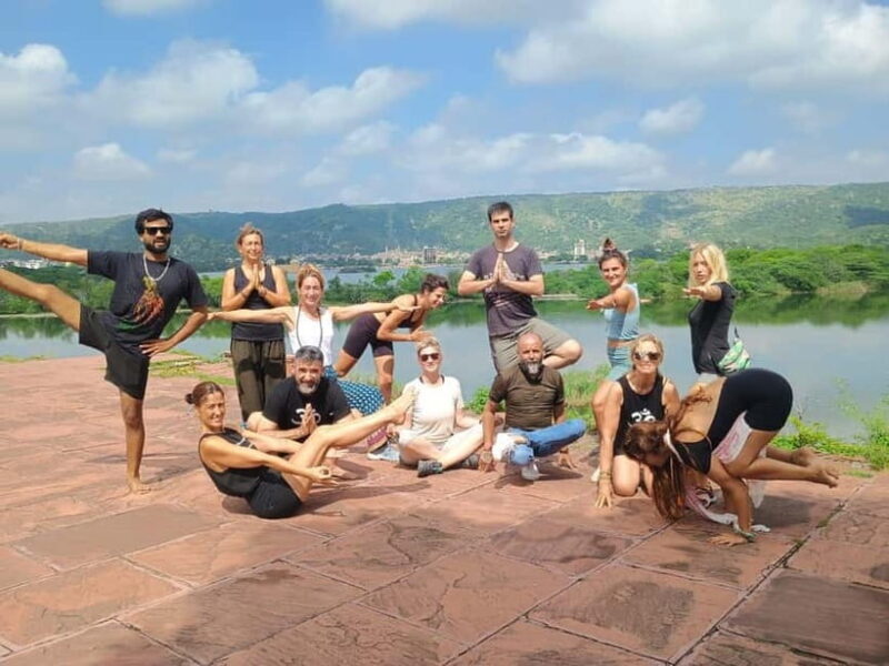 3 Hours Private Yoga and Meditation Tour in Jaipur - Starting with Animal Interactions: A Heartwarming Touch