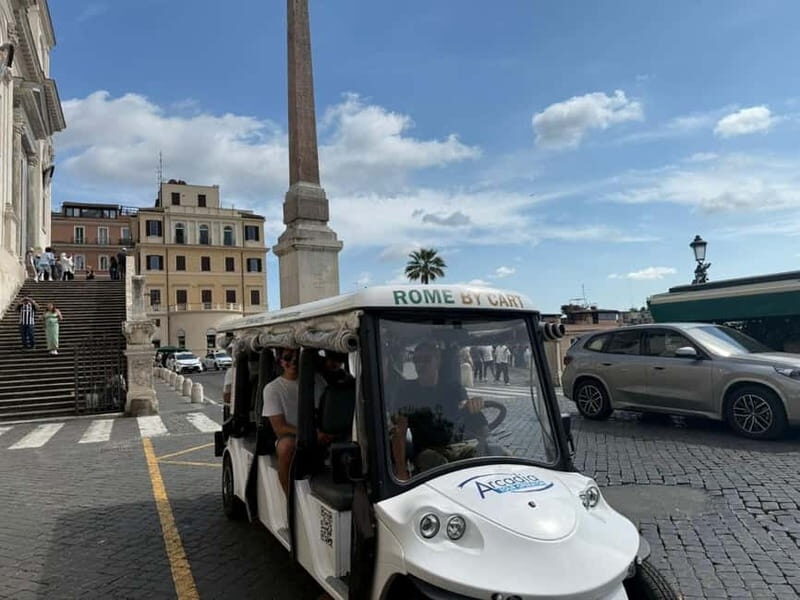 3H Rome: Roman Churches and Food at sunset on a Golf Cart - Key Points