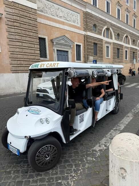 3H Rome: Roman Churches and Food at sunset on a Golf Cart - Frequently Asked Questions