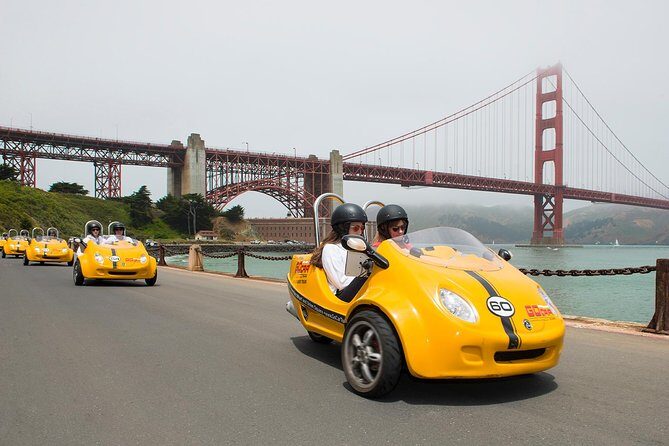 3HR Golden Gate Bridge and Golden Gate Park GoCar Tour - FAQs