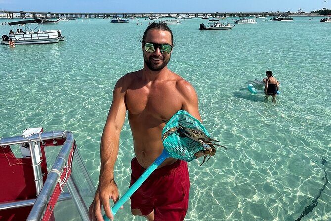 4 Hour Destin Harbor Crab Island Excursion - Crab Island: A Shallow Water Playground