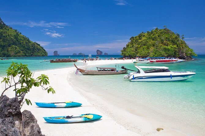 4 Islands Day Tour from Krabi with Tub, Chicken, Poda Island & Phra Nang Cave - Key Points