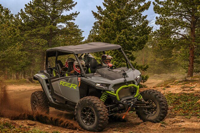 4 passenger UTV ride on mountain trail in Estes Park - Key Points