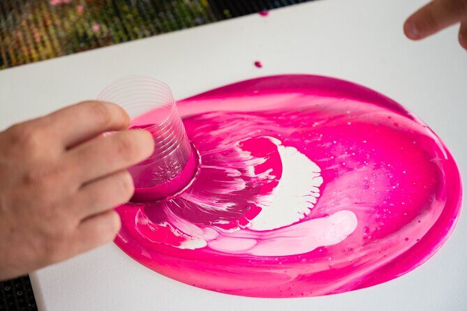 40 Minutes Private Fluid Art Class in Los Angeles - Key Points