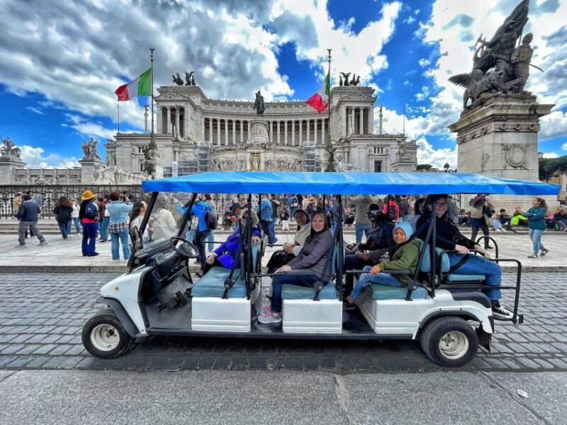 4H Private Golf Cart Tour with Local Guide and Gelato - Discovering Rome at a Relaxed Pace