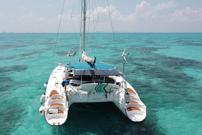 4hrs / 46ft Catamaran Private Charter From Cancun to Isla Mujeres - An In-Depth Look at the Experience