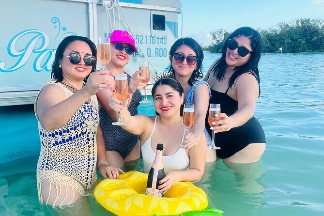 5 Hour Private Tour of the Rapids of Bacalar in Pontoon - Key Points