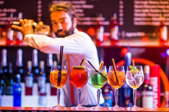 5 Spritz and Food Tastings and at Authentic Neapolitan Bar - Key Points