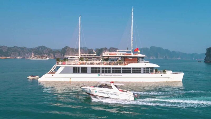 5 Star - CATAMARAN Cruise - Ha Long Bay 1 Day - Key Points