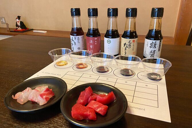 5 Types of Soy Sauce Tasting and Food Pairing - A Closer Look at the Tour Experience